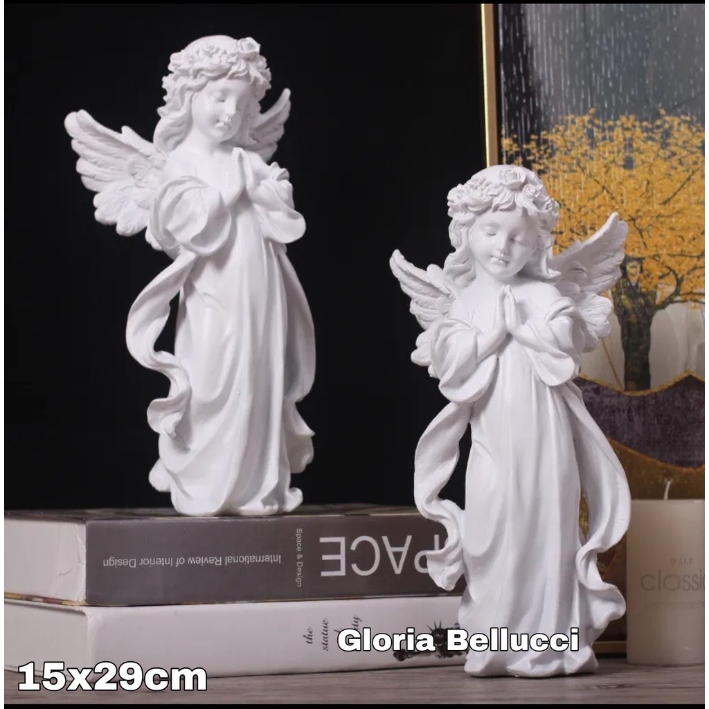 Jual Patung angel gabriel doa pajangan malaikat statue dekorasi hiasan ...