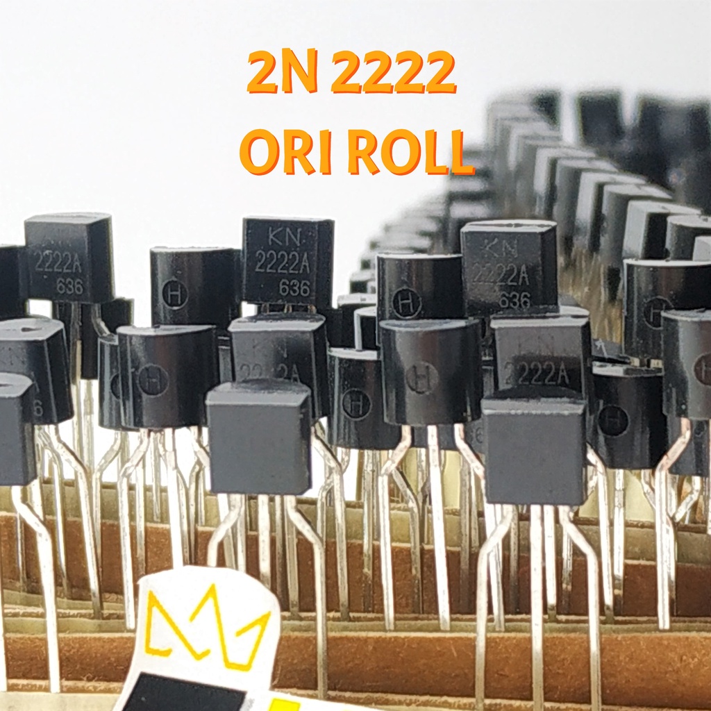 Jual (10 PCS) Transistor 2N2222 ORI ROLL | Transistor (TR) 2N 2222 ASLI ROLL | Shopee Indonesia