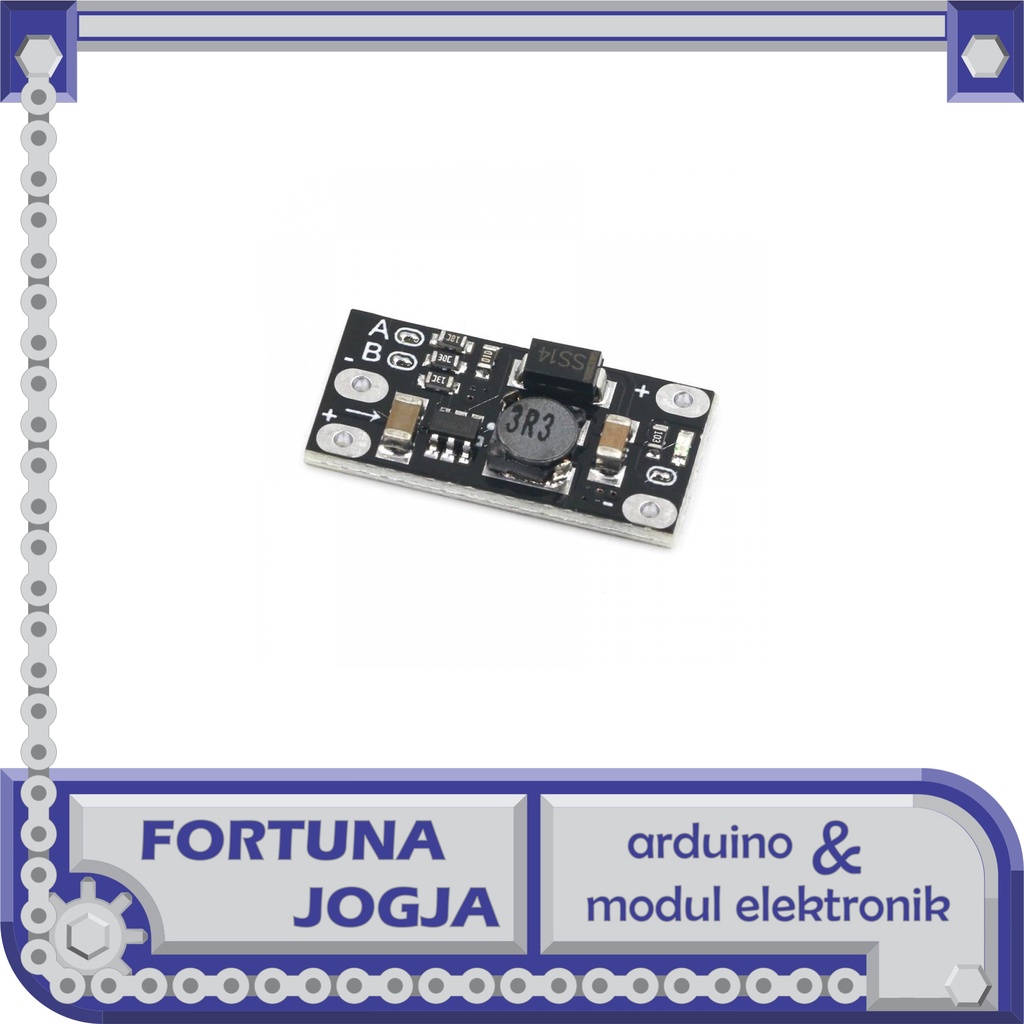Jual Micro DC-DC Step Up IN 2.5V-5V OUT 5V 8V 9V 12V Boost Converter ...