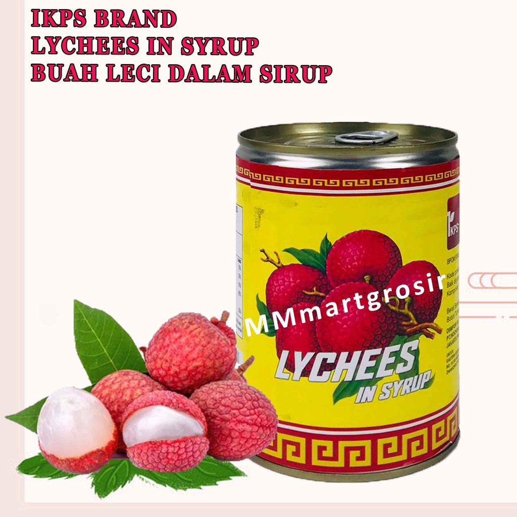 Jual IKPS Brand/ Lychees In Syrup/ Buah Leci/ Buah Kaleng/567g | Shopee Indonesia