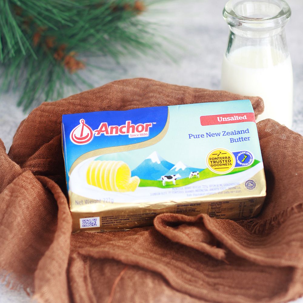 Jual Anchor Unsalted Butter 200 gram | Shopee Indonesia