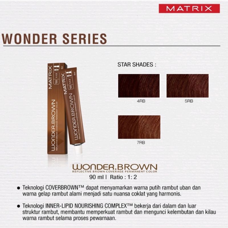 Jual Matrix Color Wonder Brown 90ml | Shopee Indonesia