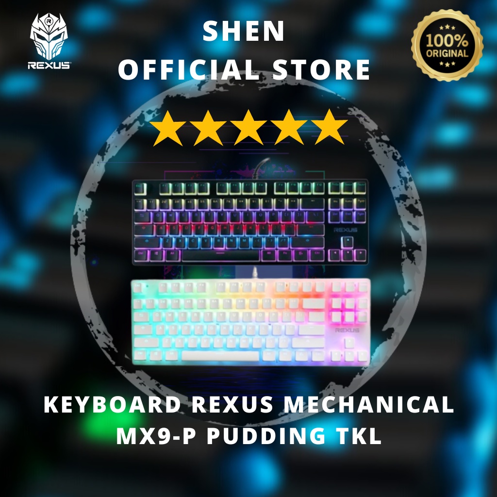 Jual Keyboard Gaming Mechanical Rexus MX9-P PUDDING TKL | Shopee Indonesia
