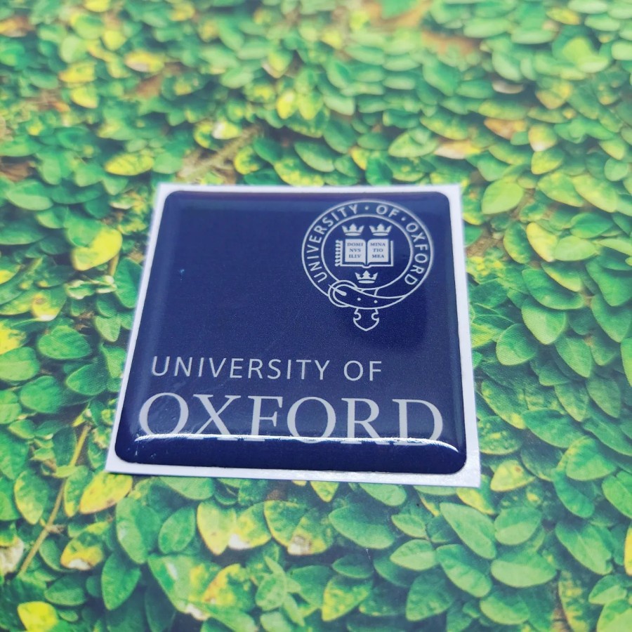Jual Sticker Timbul Resin University of Oxford logo 3D Motor Stiker ...