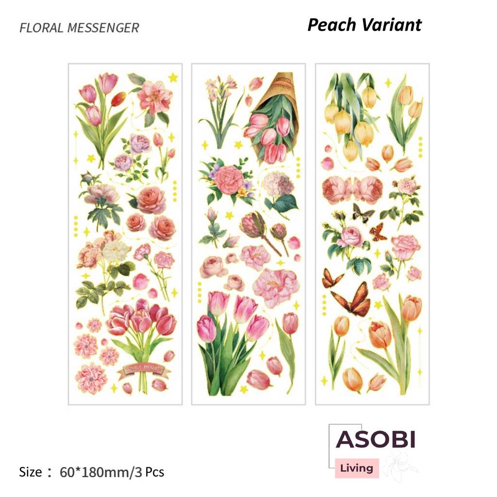 Jual STIKER/STICKER MOTIF BUNGA CANTIK TIGA DIMENSI DEKORASI DIY ...