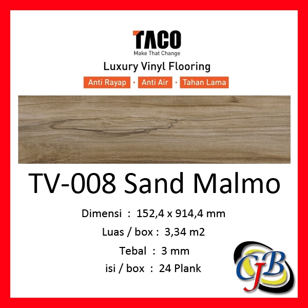 Jual Vinyl Taco 3mm TV-008 Sand Malmo | Shopee Indonesia
