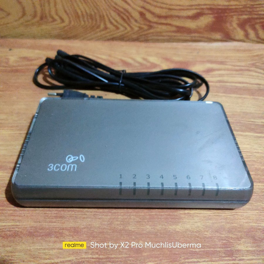 Jual switch hub 8 port 3Com 3CFSU08 Full 8 pin HP V1405-8 8port ...