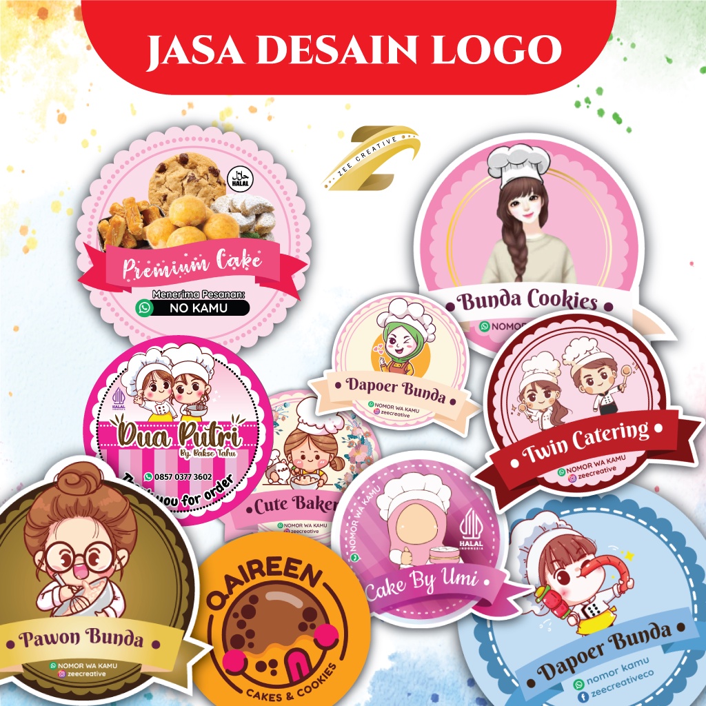Jual [LINK KHUSUS] Jasa Desain Logo Custom Free File Master dan Free ...