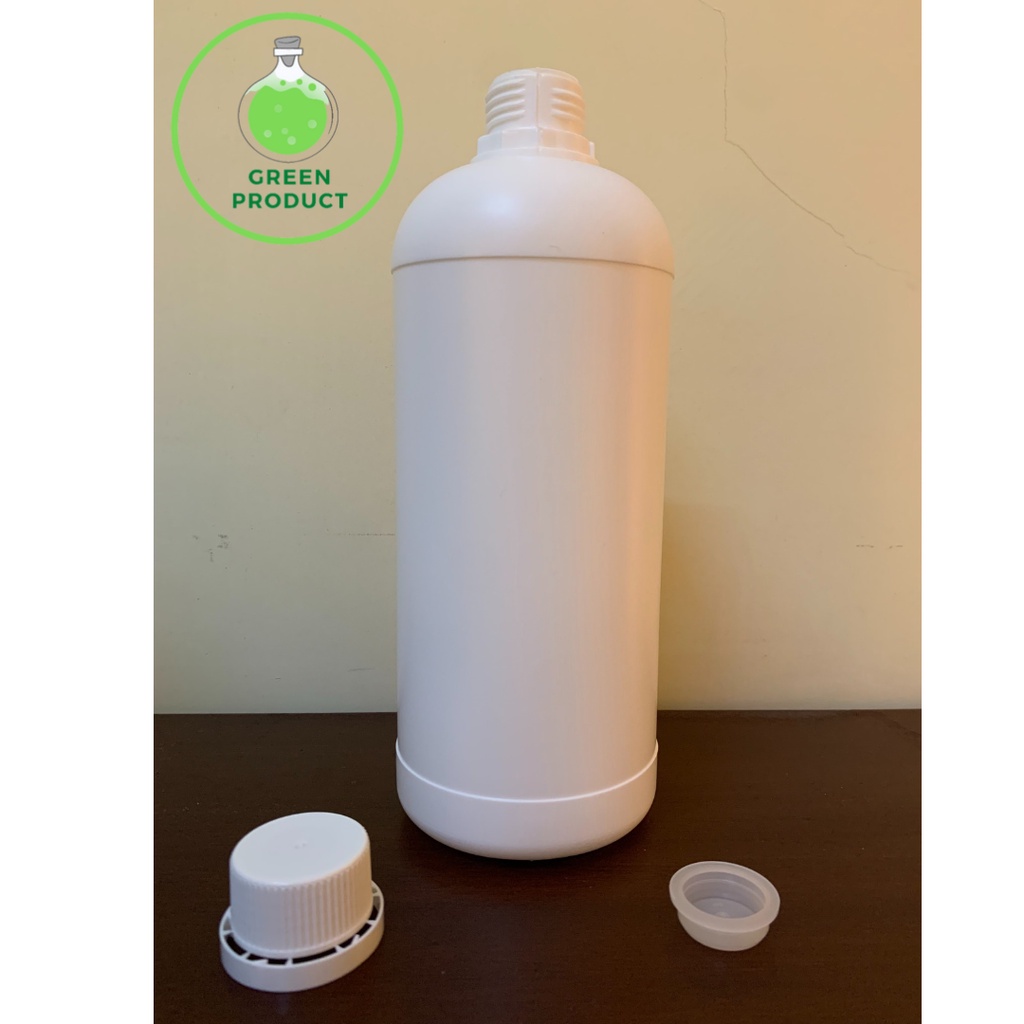 Jual BOTOL AGRO 1 LITER DAN 500 ML PUTIH SOLID / BOTOL LABOR 1 LITER ...