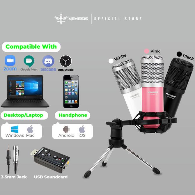 Jual Microphone Mic Condenser Audio NYK Nemesis MCA-06 Apollo MURAH ...