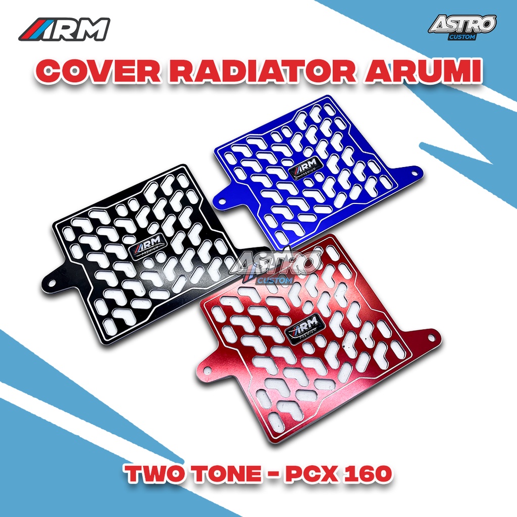 Jual Cover Radiator Two Tone Vario 160 PCX 160 ADV 160 ARM FULL CNC ...