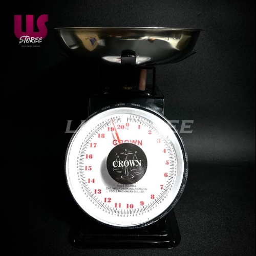 Jual CROWN Timbangan Analog Timbangan Jarum 5KG, 10KG, 15KG, 20KG | Shopee Indonesia