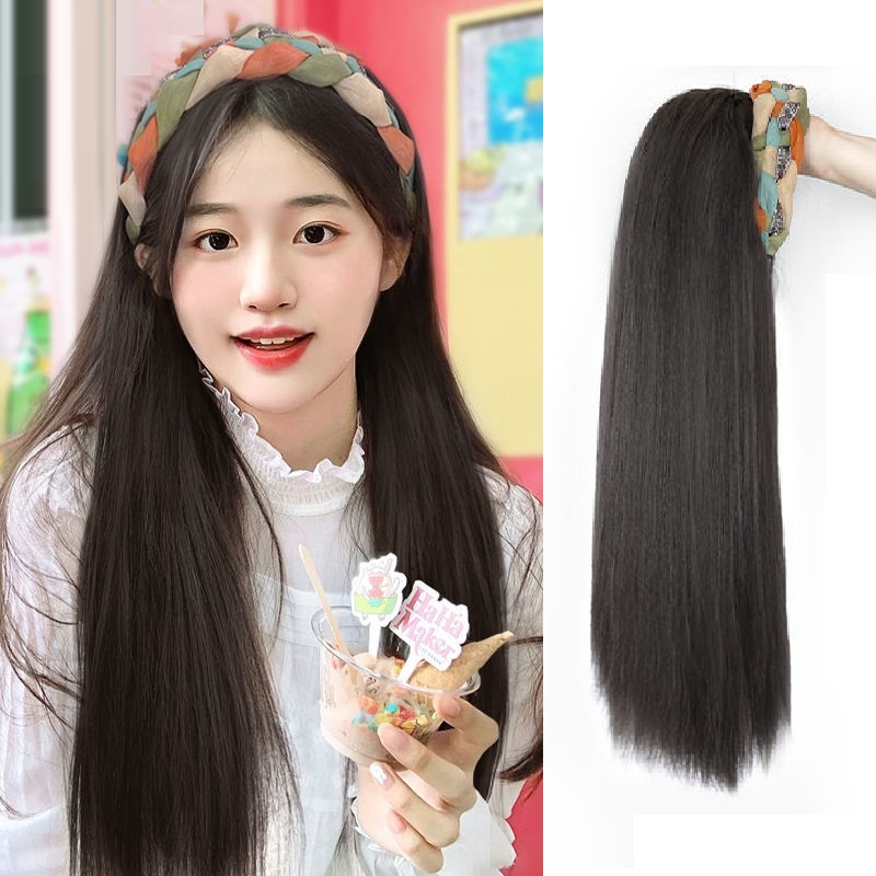 Jual RSW WIG BANDO / RAMBUT PALSU WANITA MODEL BANDANA 01 LURUS / CURLY ...
