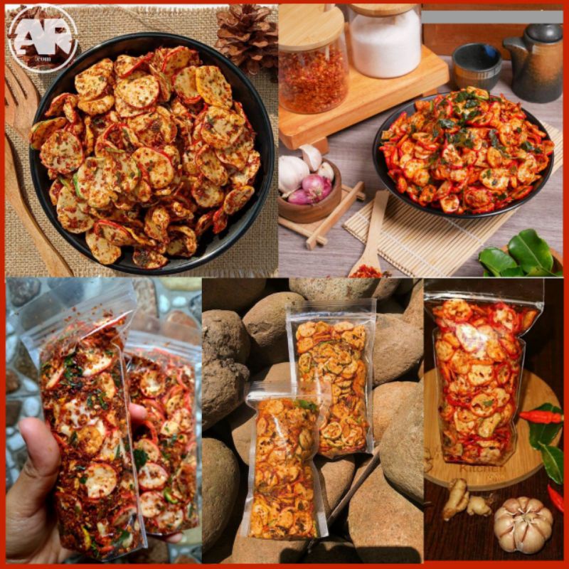 Jual Krupuk seblak | krupuk seblak pedas | seblak kering daun jeruk ...