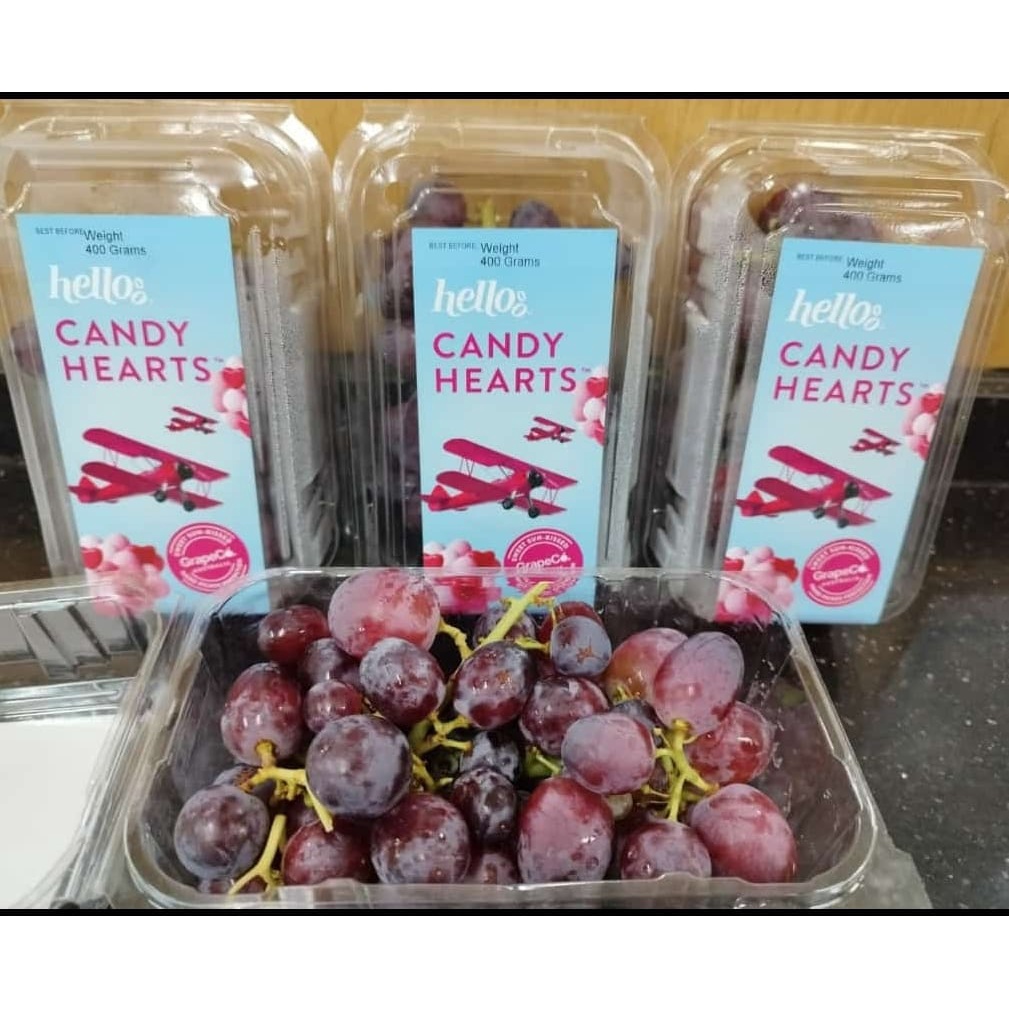 Jual Anggur Candy Heart Rasa Manis Sepeti Permen 1 Pack 500grm | Shopee ...