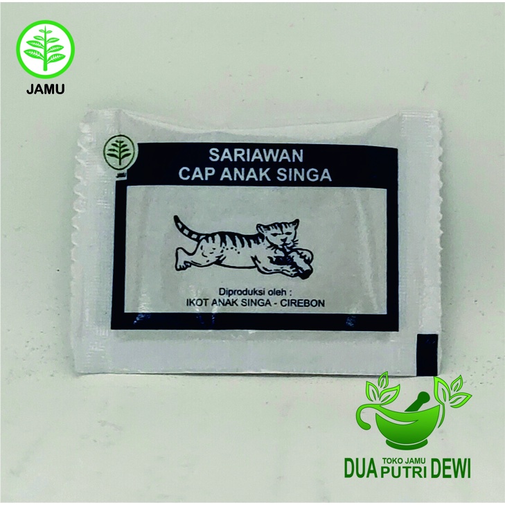 Jual Jamu SARIAWAN CAP ANAK SINGA / JAMU NAGA (untuk panas dalam ...