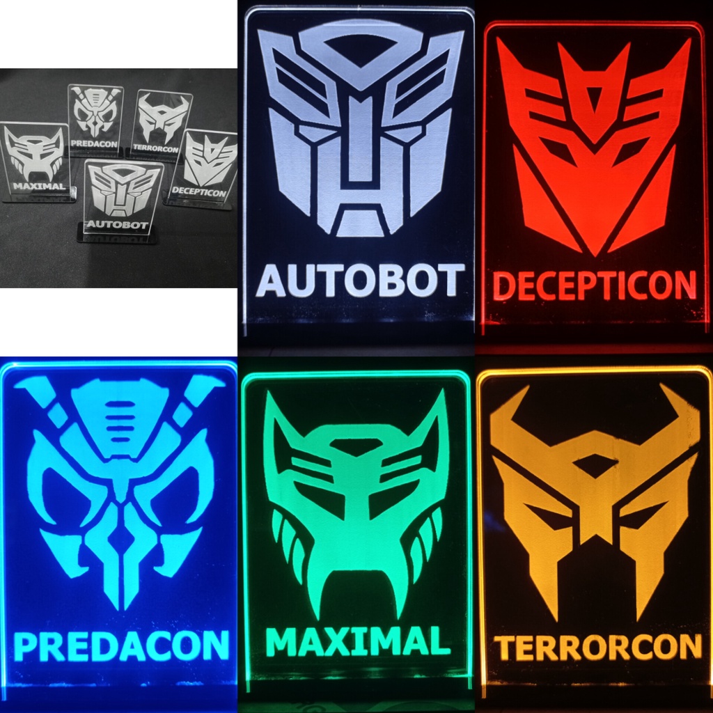 Jual PAJANGAN AKRILIK GRAFIR DAN GRAFIR LAMPU TRANSFORMERS AUTOBOT ...