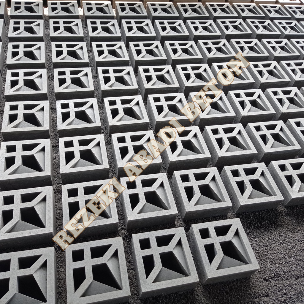 Jual Roster Beton Minimalis Modern, Loster Beton Motif Walet Lancip ...