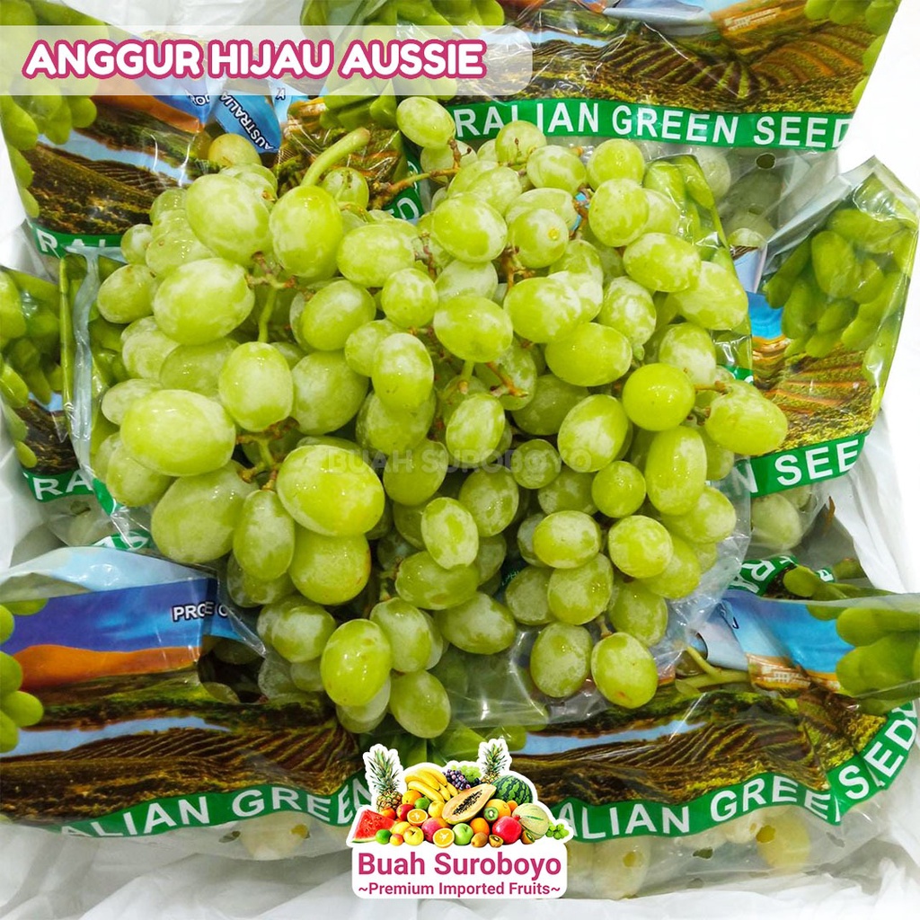 Jual Anggur Hijau Australia (Tanpa Biji) | Shopee Indonesia