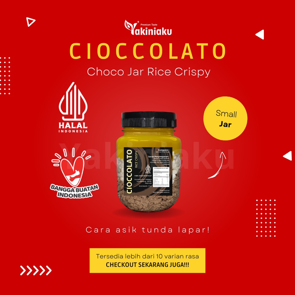 Jual Small Mix Rice Choco Jar Cioccolato Jajanan Cemilan Snack Makanan ...
