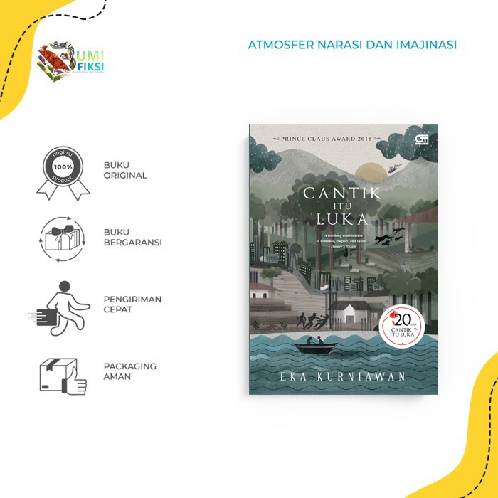 Jual Buku Novel - Cantik Itu Luka - Eka Kurniawan - GPU - Bumifiksi | Shopee Indonesia