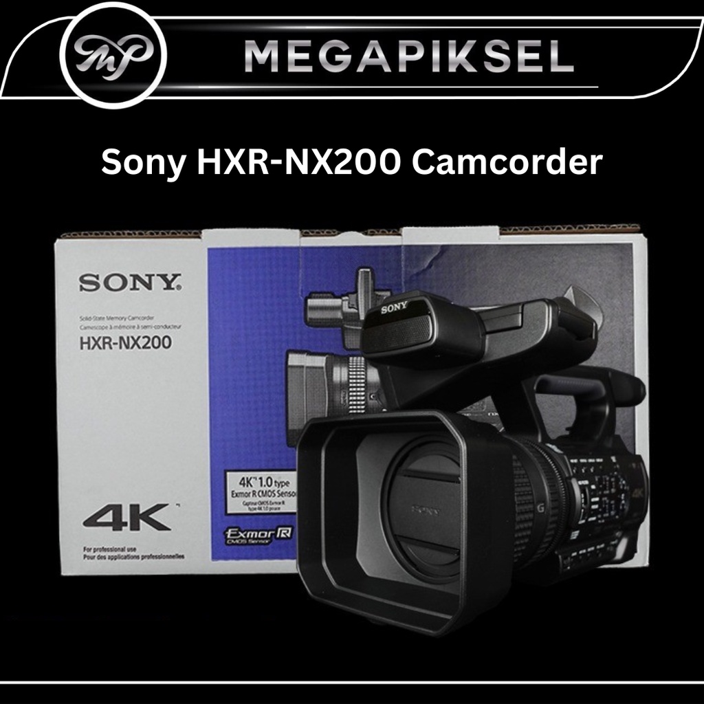 Jual Sony HXR-NX200 NXCAM 4K Professional Camcorder | Shopee Indonesia
