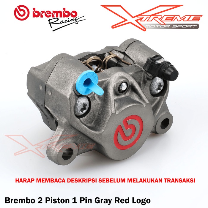Jual Ori Kaliper Brembo Grey 2 Piston 1 Pin Universal Original | Shopee Indonesia