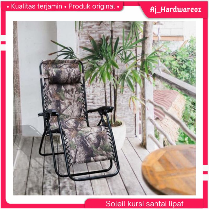 Jual Soleil Kursi Recliner Zero Gravity / Kursi Santai | Shopee Indonesia