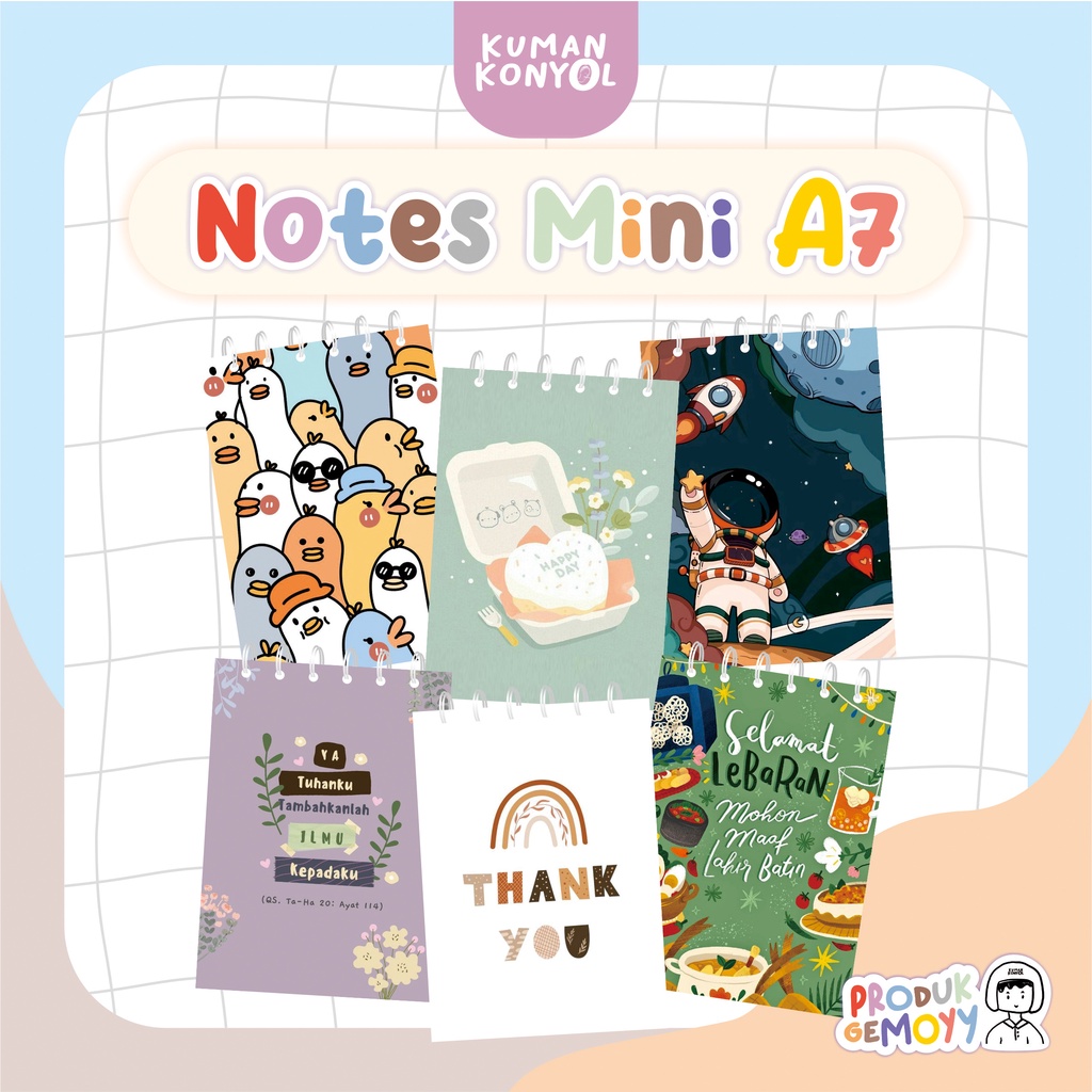 Jual NOTES A7 ️ NOTES GEMOY ️ GIFT MINI ️ HADIAH LUCU ️ IDUL FITRI ️ ...