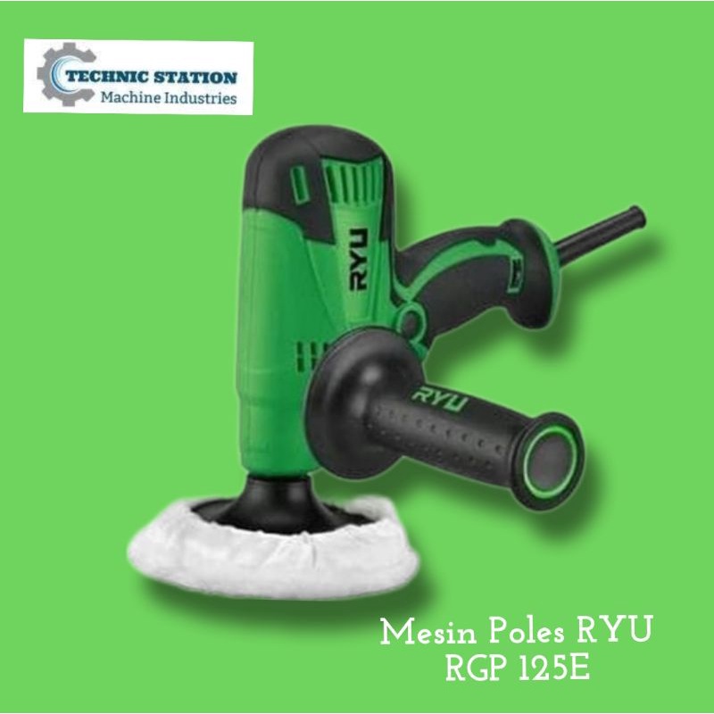 Jual Mesin Poles Ryu RGP125E/Polisher RYU RGP 125E(Mobil,Motor,Kayu) | Shopee Indonesia