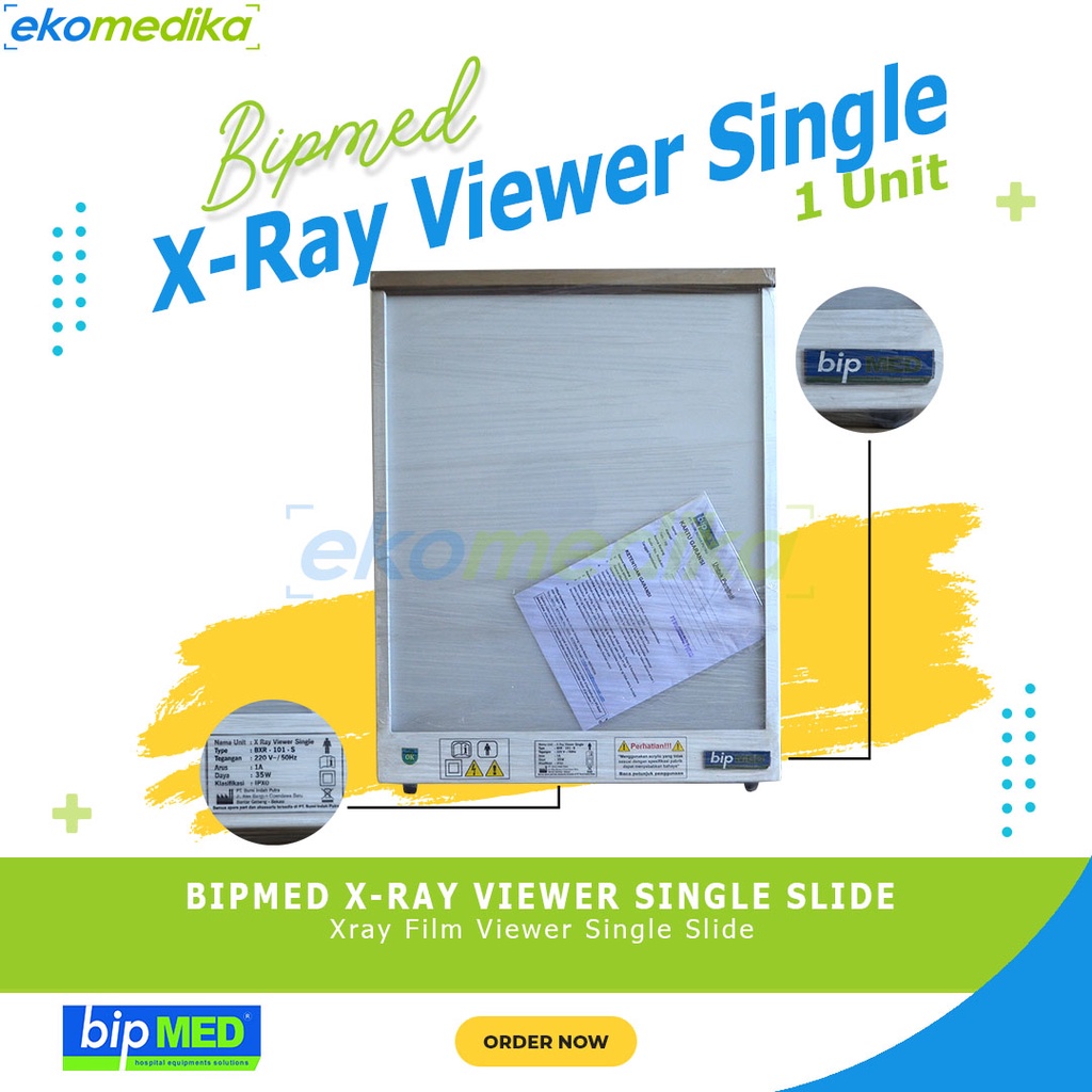Jual Lampu Xray Viewer Single Slide BIPMED BXR-101-S Film Viewer ...