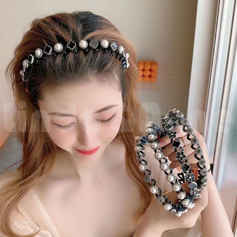 Jual [Bayar Di Tempat] Bando Fashion Bando Rambut Mutiara Cantik ...