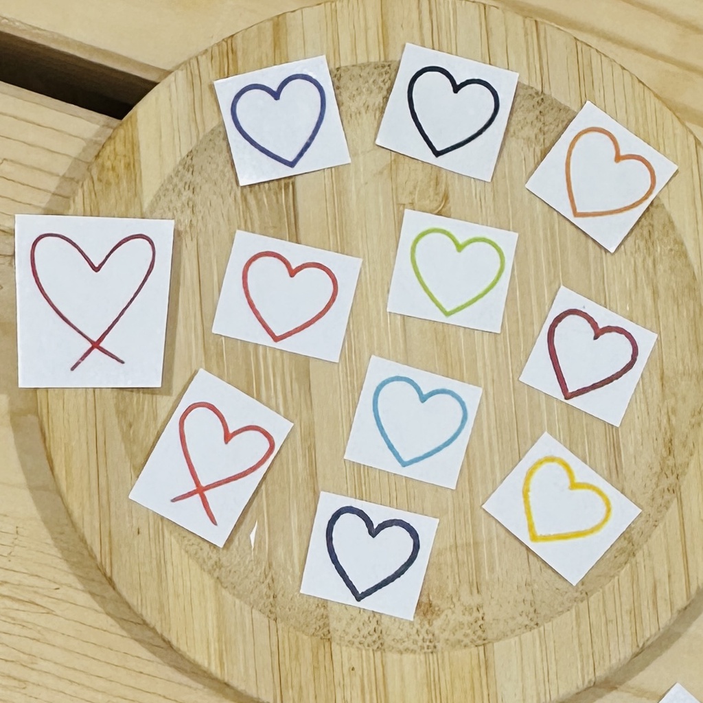 Jual Leledoodle - Mini Tato Temporer Korea Bentuk Hati | Tato Stiker ...