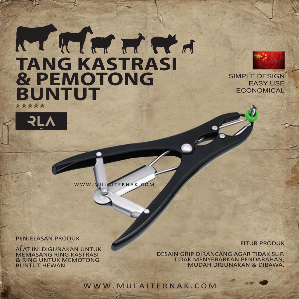 Jual Tang Kastrasi - Alat Potong Buntut Hewan - Kebiri - Domba ...