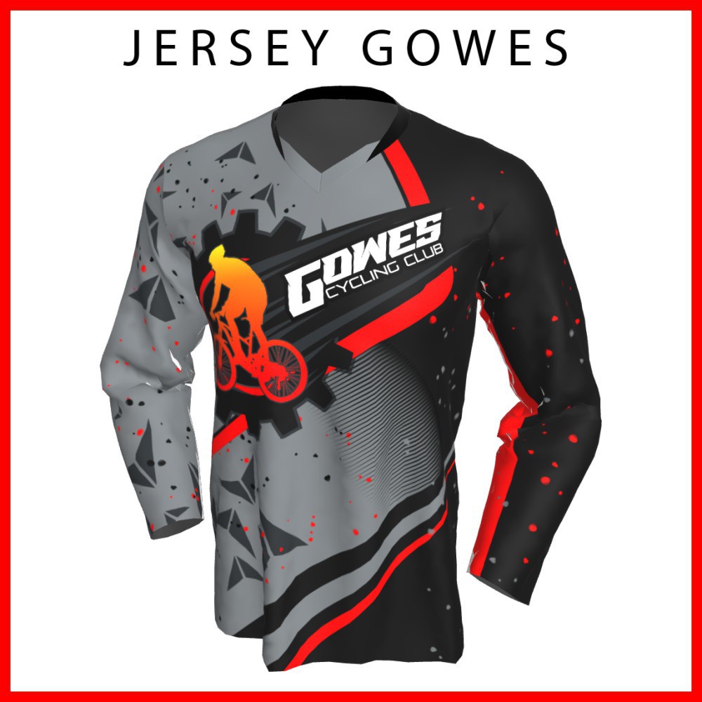 Jual Kaos Jersey Sepeda MTB Downhill Motor Cross Trail Terbaru Baju ...