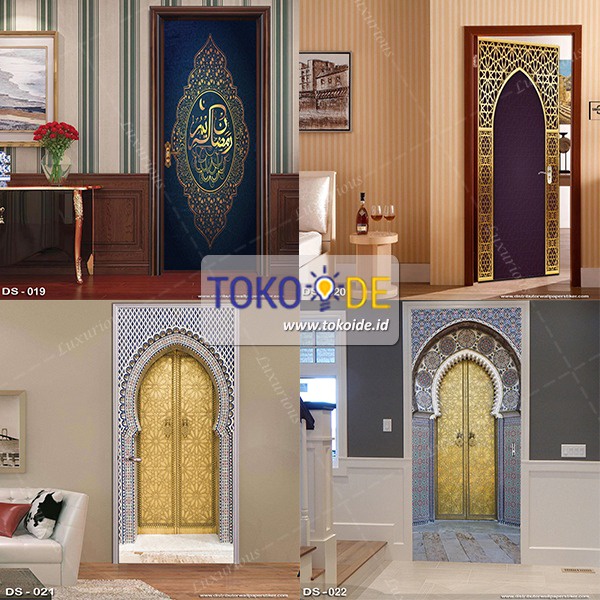 Jual Door Sticker Stiker Pintu Custom Stiker pintu Islami stiker islami ...