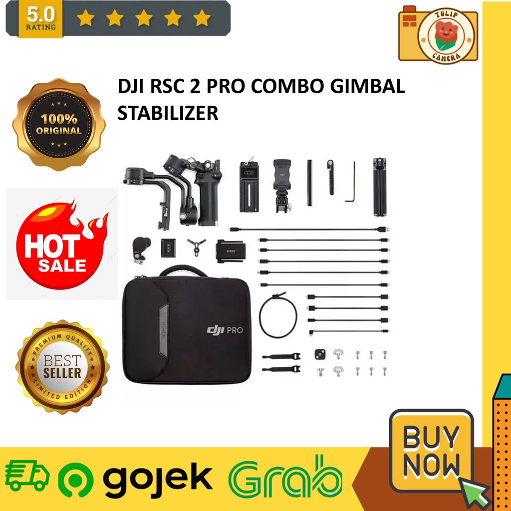 Jual DJI RSC 2 PRO COMBO GIMBAL STABILIZER | Shopee Indonesia