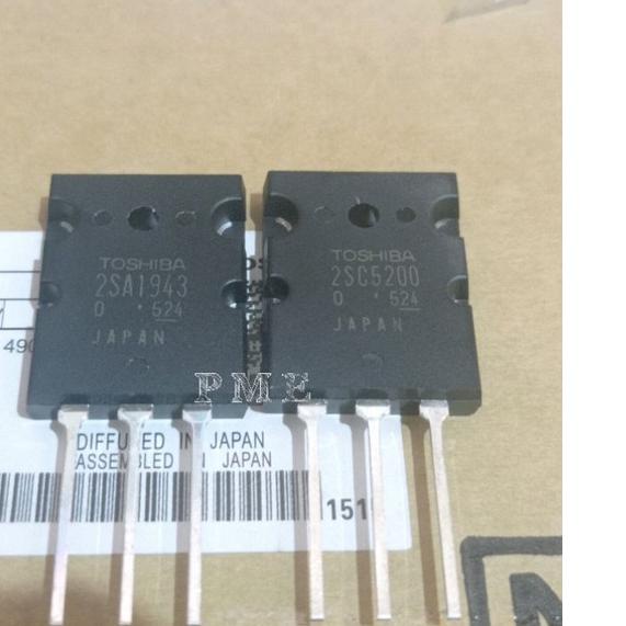 Jual ALU710 TRANSISTOR TOSHIBA A 1943 / C 5200 LOT 524 ORIGINAL JAPAN. FREE MIKA ||| | Shopee ...