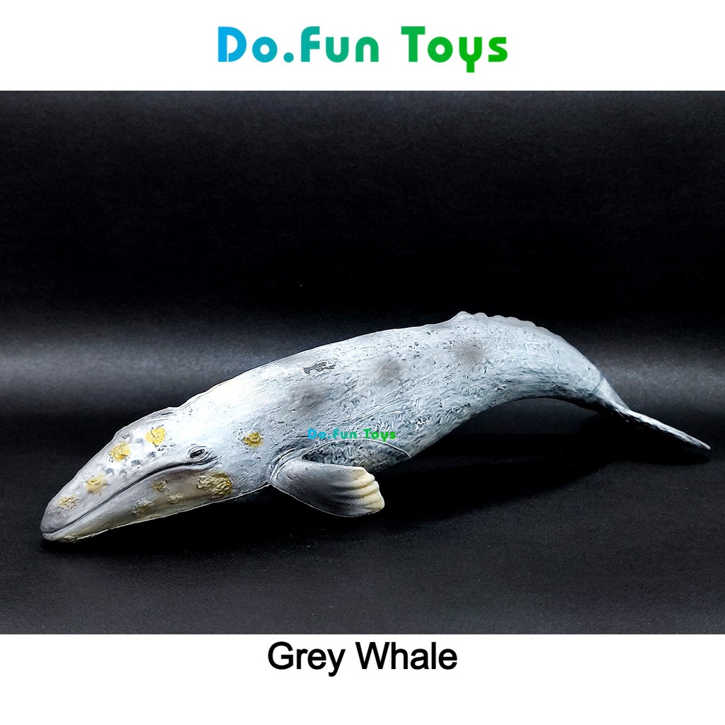 Jual Animal Figurine | GREY WHALE / Mainan Miniatur Ikan Paus Abu - Abu ...