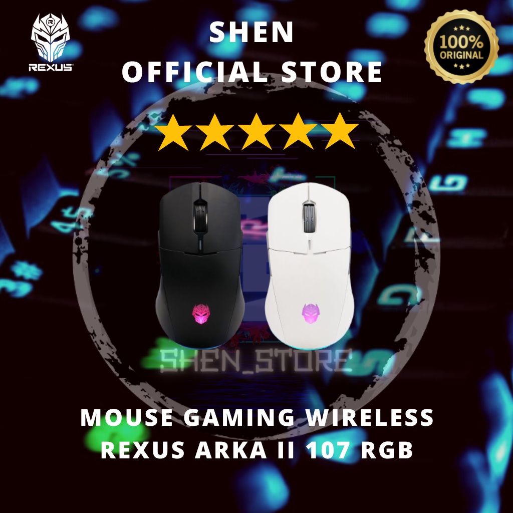 Jual Mouse Gaming Rexus ARKA II RX-107 Dual Connection | Shopee Indonesia
