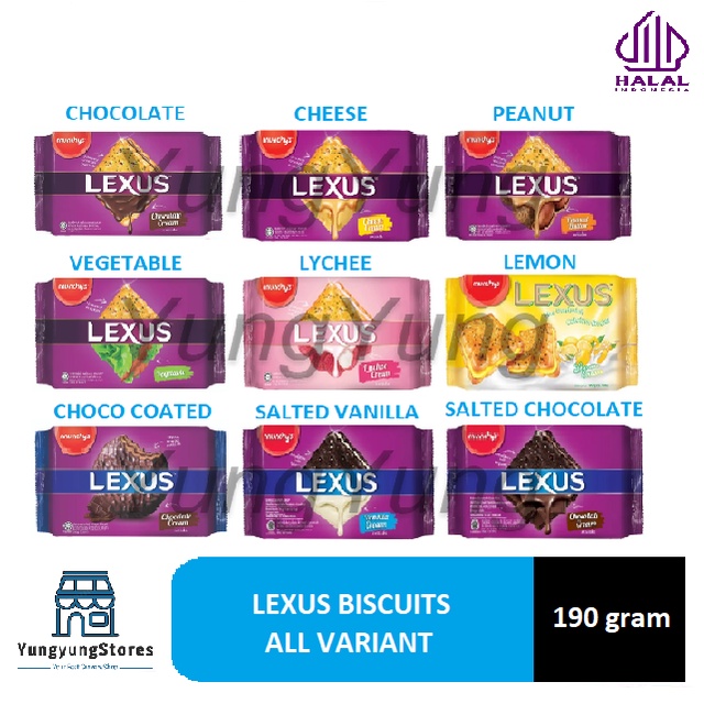 Jual Munchy's Lexus Biskuit Aneka Rasa Chocolate / Cheese / Peanut ...
