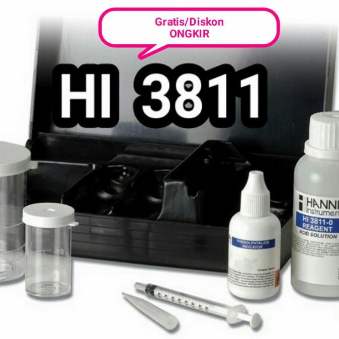 Jual Hanna instruments HI-3811 Alkalinity test kit | Shopee Indonesia