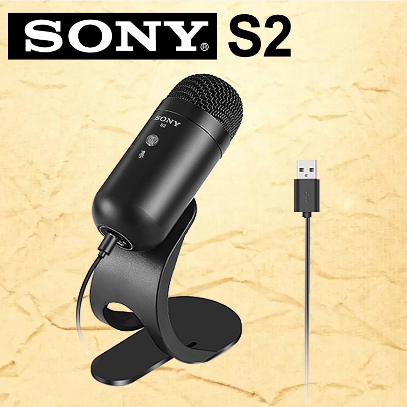 Jual sony/mic kondensor original S1/S2,microphone youtuber,mic ...