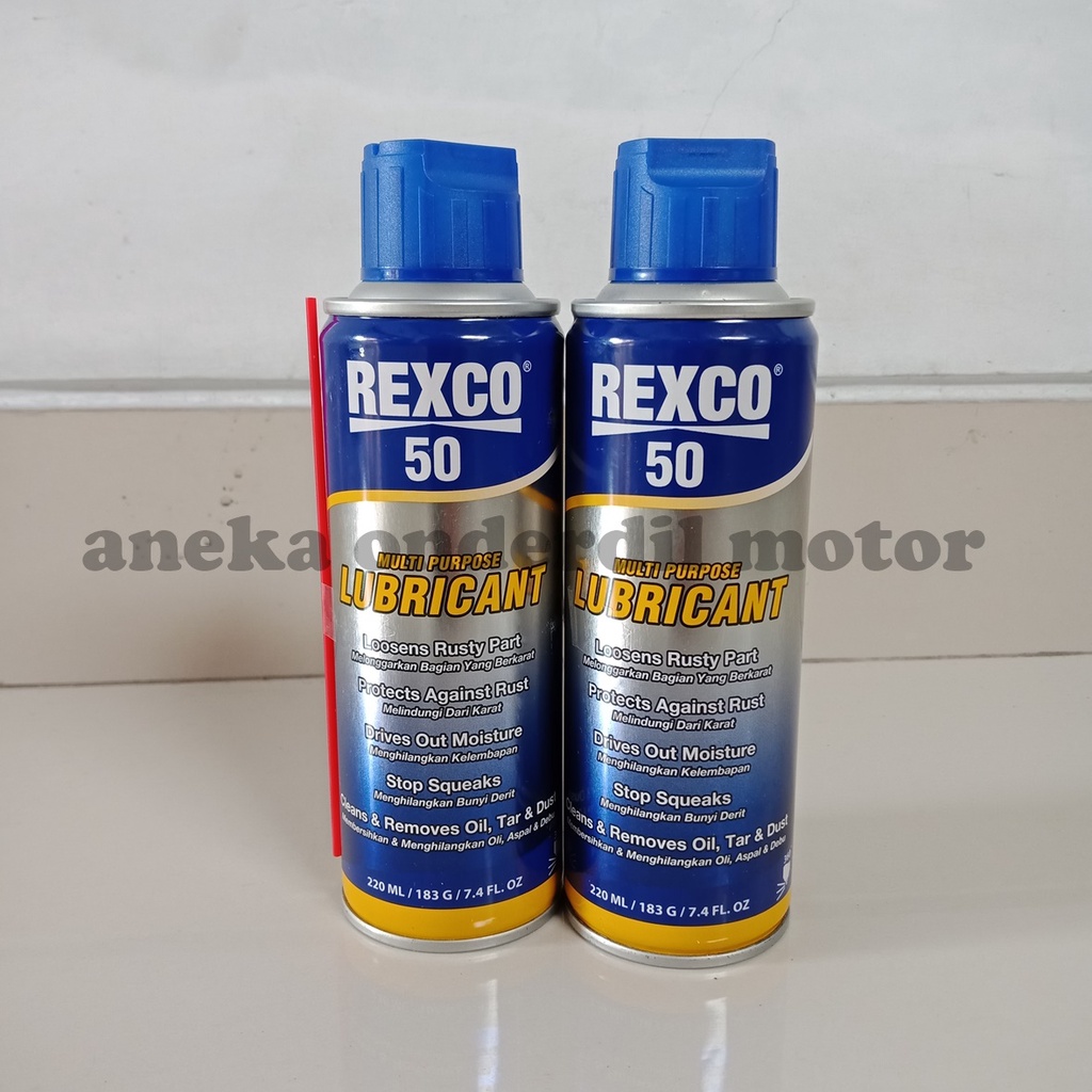 Jual Rexco 50 Lubricant 220 ml Pelumas Karat | Shopee Indonesia