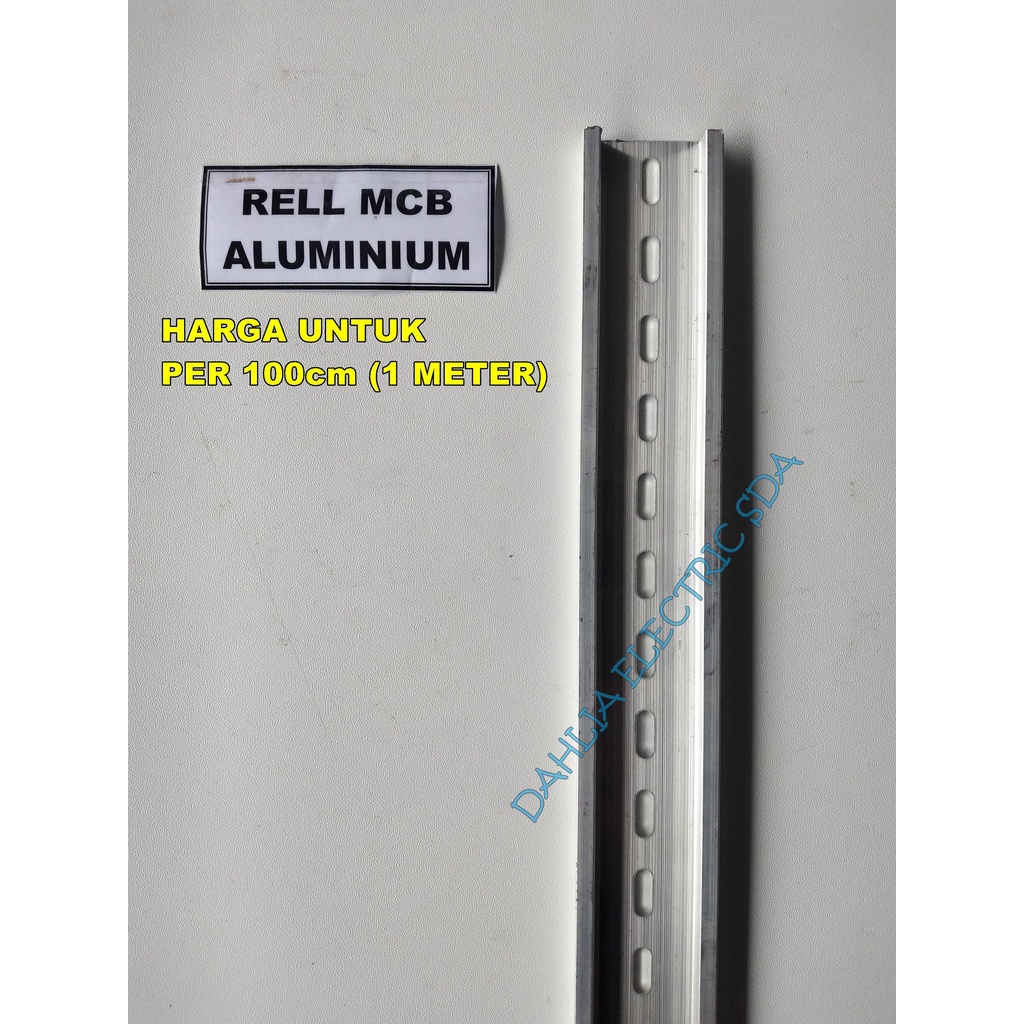 Jual REL MCB ALUMINIUM (PANJANG 1 METER) | Shopee Indonesia