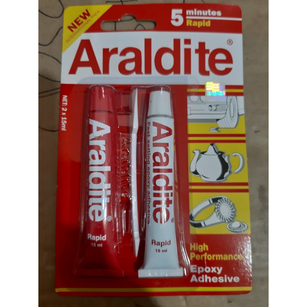 Jual Araldite Original 2-Tube Epoxy Adhesive original Keunggulan Kuat ...