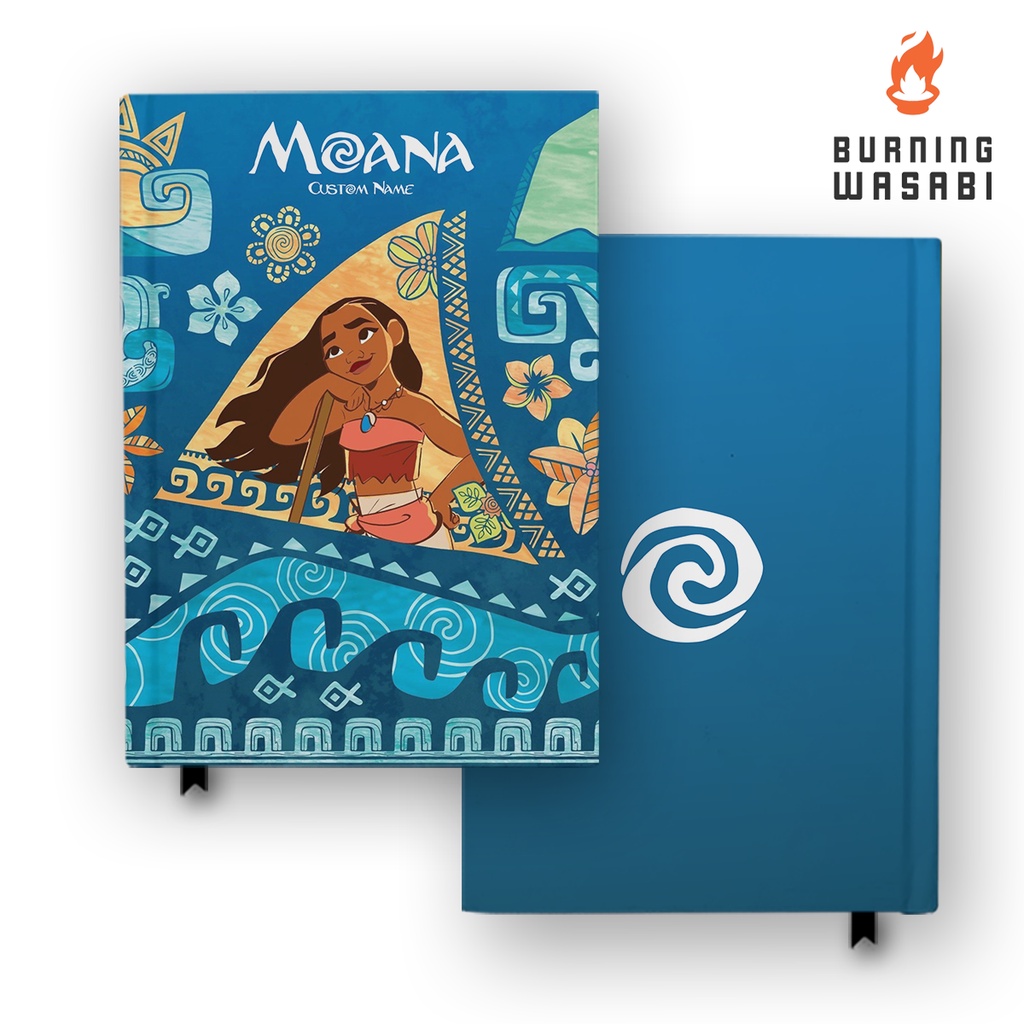 Jual Notebook Buku Moana 1 Hardcover Agenda Custom Nama Diary Jurnal ...