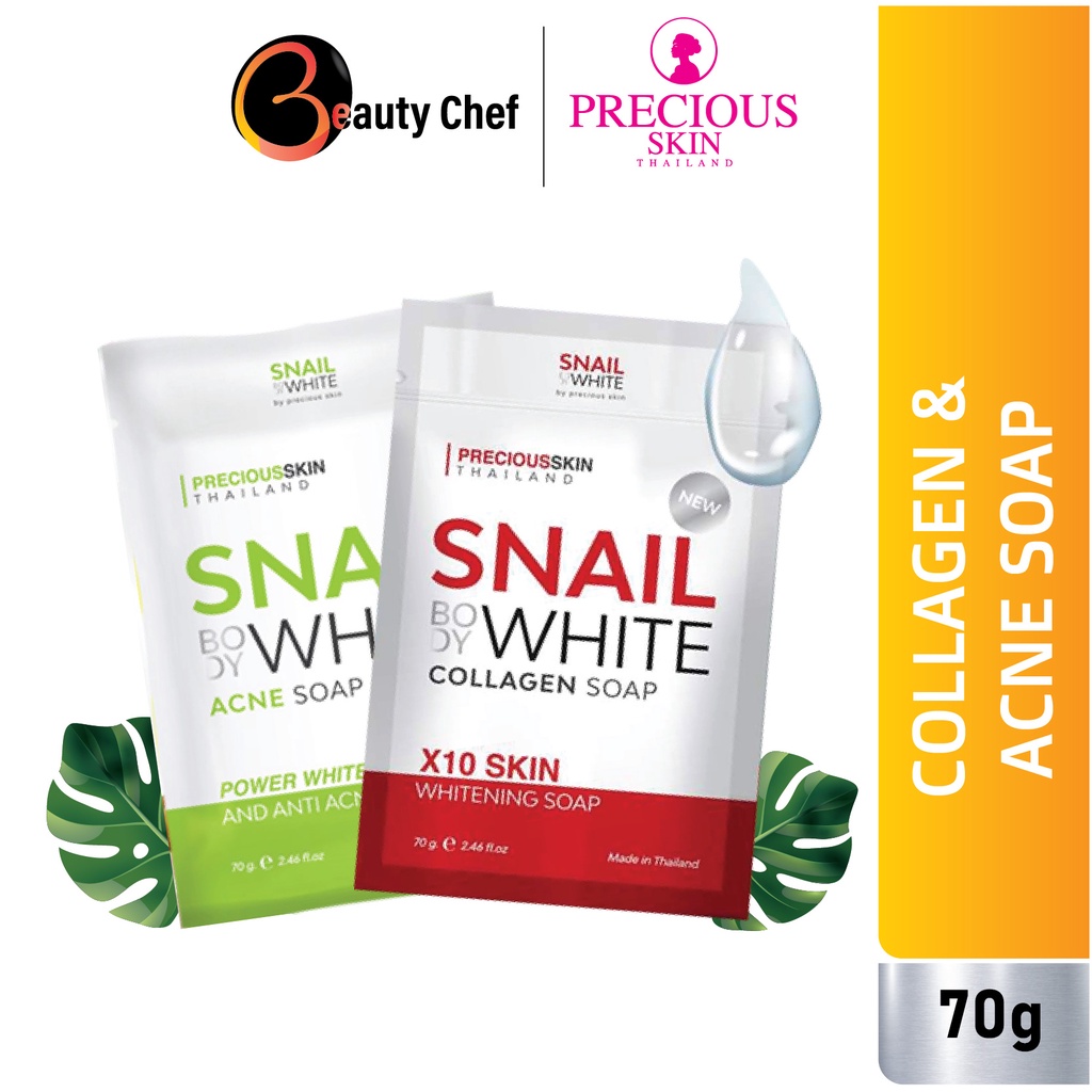Jual Precious Skin Thailand Snail Body White Anti Acne Collagen X10 ...