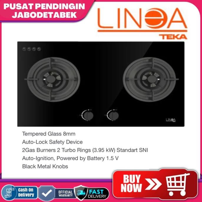 Jual Linea Teka Kompor Tanam Gas Gli 73 2G Kompor Gas 2 Tungku ...