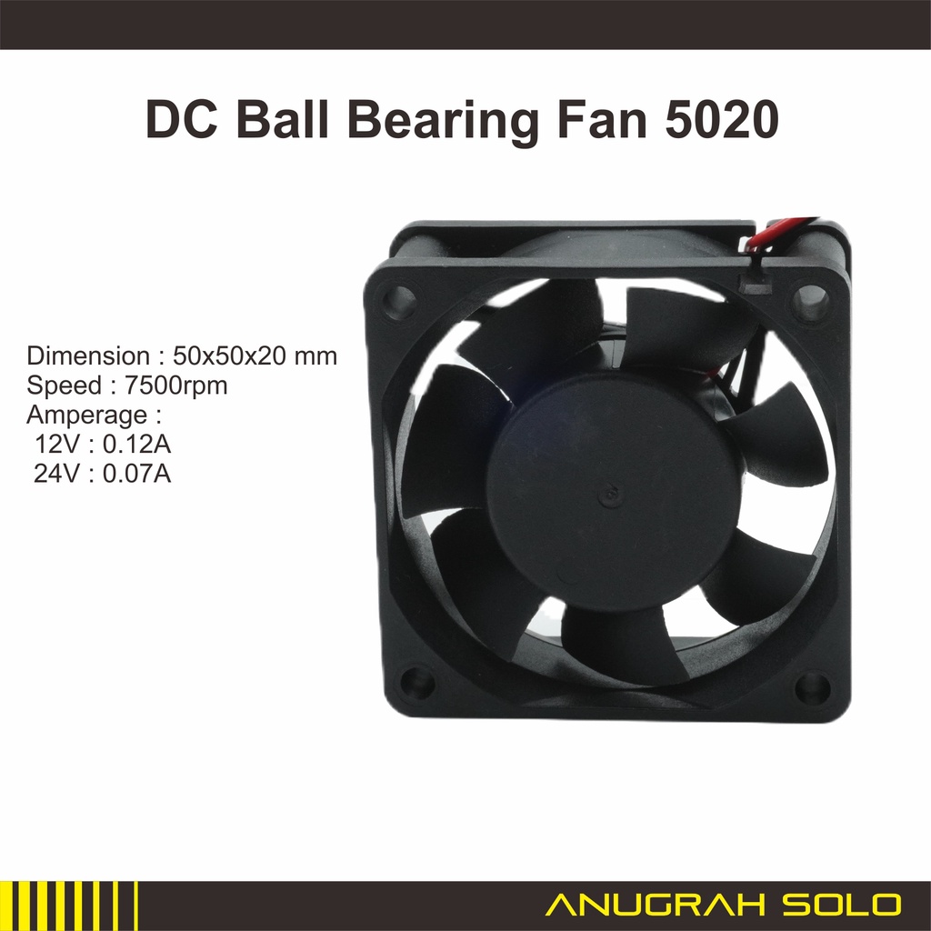 Jual Ball Bearing Fan DC 4cm 5cm 6cm 7cm 8cm 9cm 12cm FAN DC High Speed ...